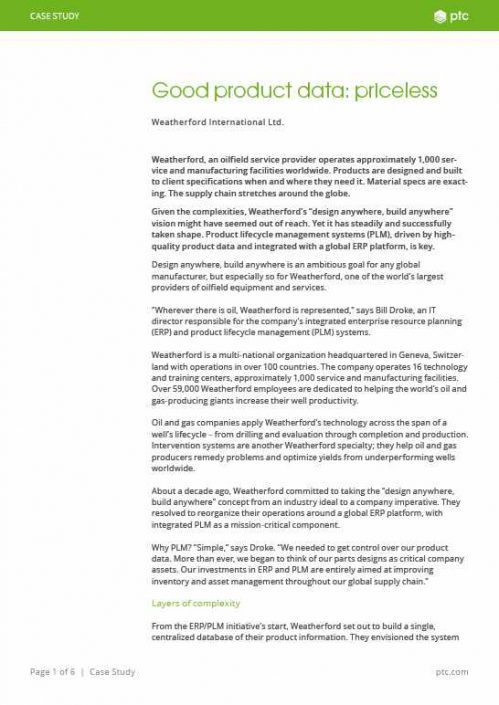 Windchill PDMLink | Product Data Management | Arsandis